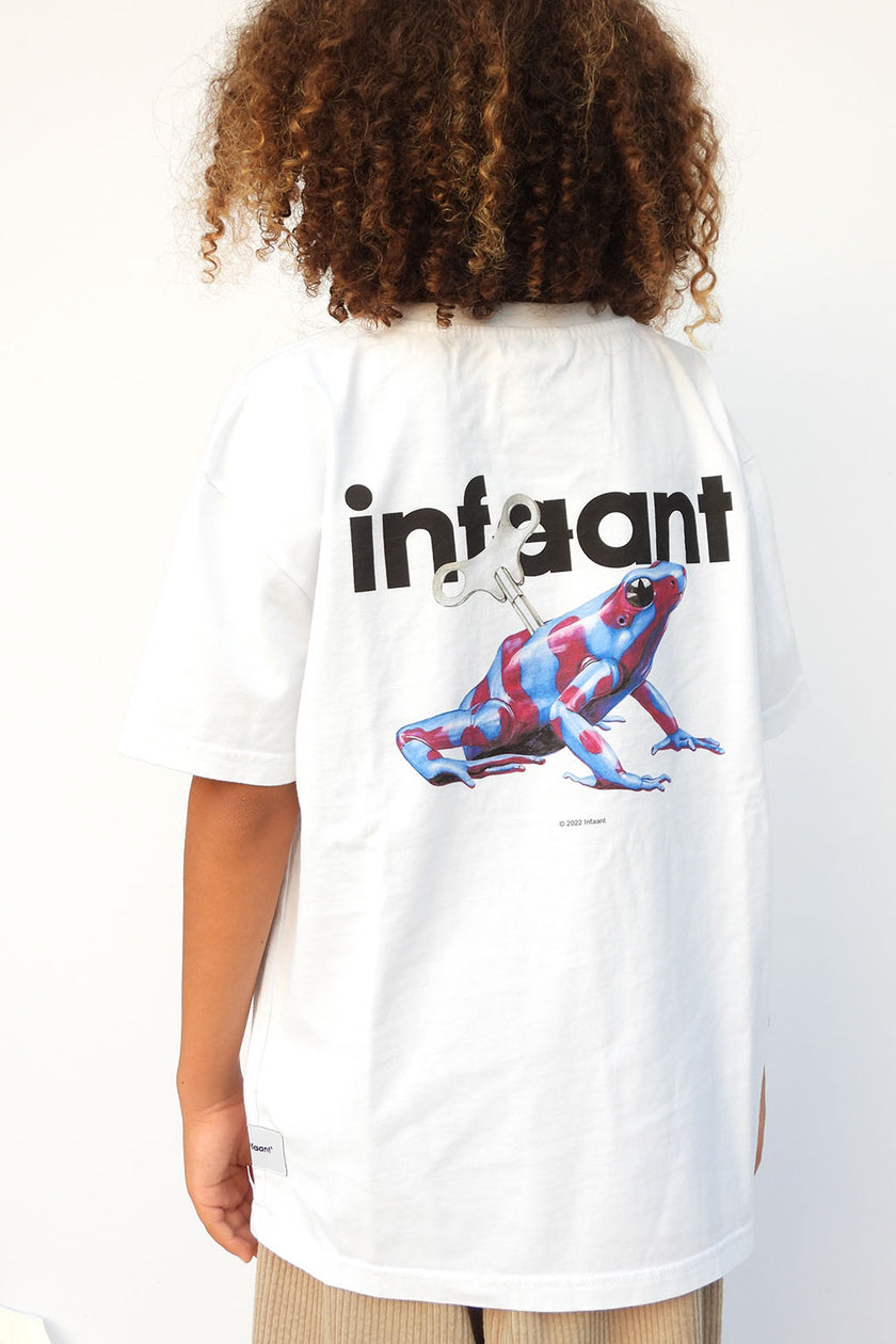 infaant - Human Behaviour Tee - Frog Logo Blue – Infaant
